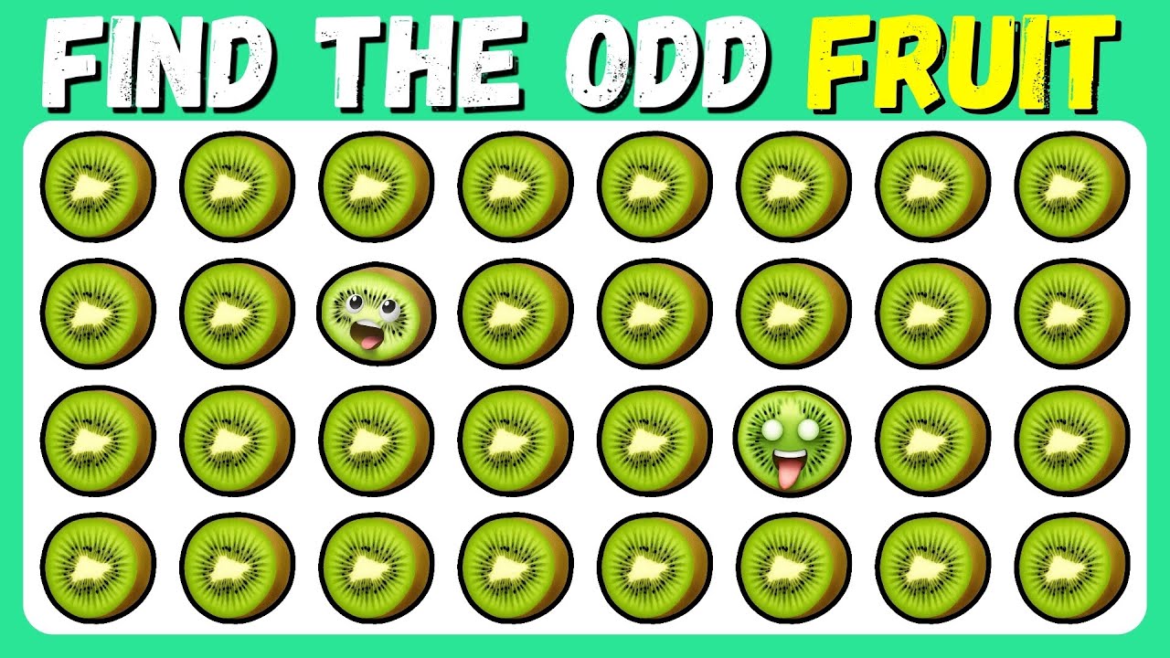 Find the ODD One Out - Fruit Edition 🥑🍊🍉 | 40 Ultimate Levels | Easy ...