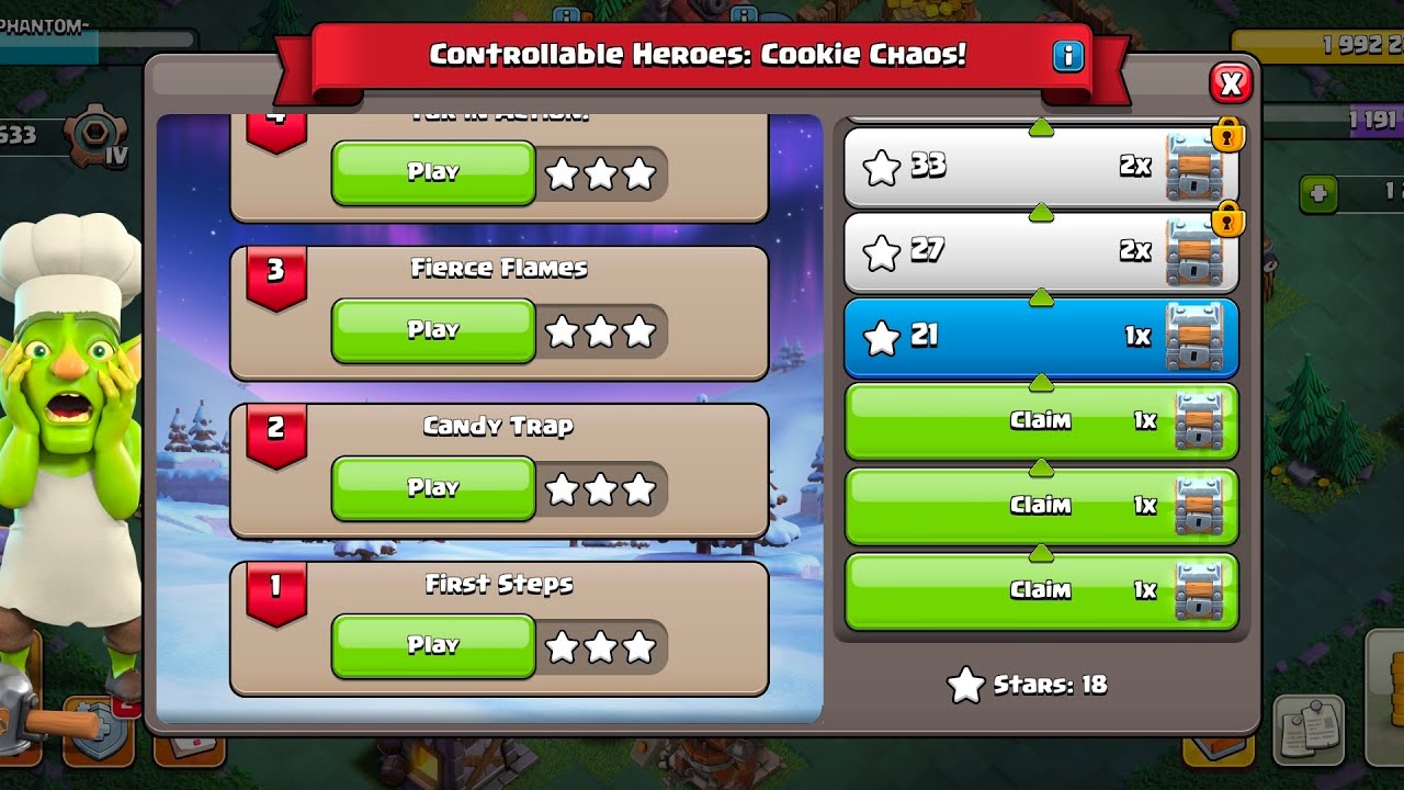 Clash of Clans: New Event || Controllable Heros : Cookie Chaos! #coc ...