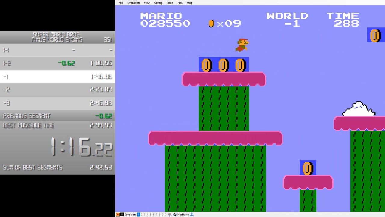 Super Mario Bros - Minus World Ending - 2:44 - YouTube