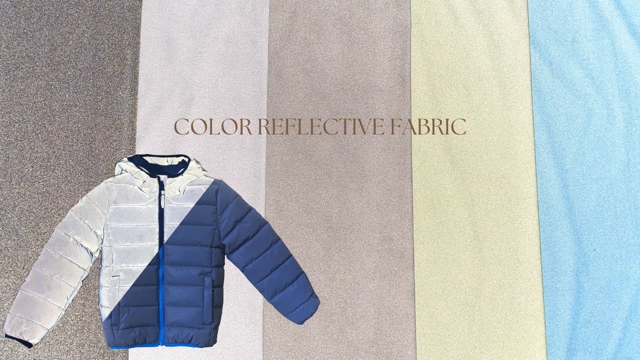 Colored reflective fabric in Sunlight vs. Flashlight | Chinastars - YouTube