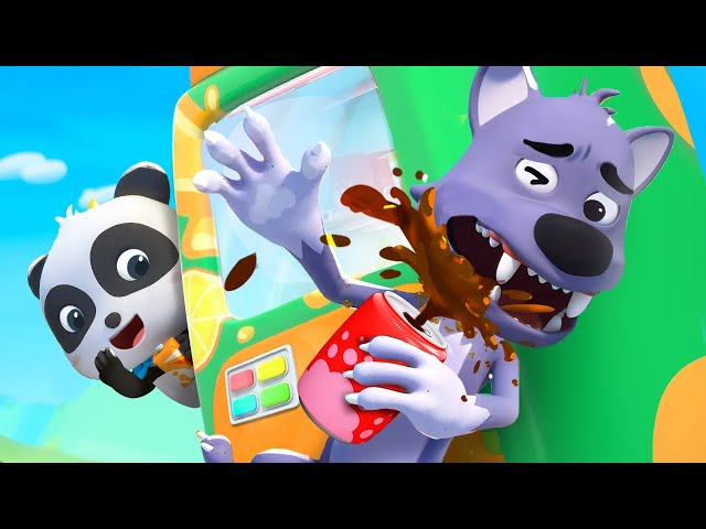 Drinks Vending Machine | Big Bad Wolf Loves Cola | Nursery Rhyme & Kids ...