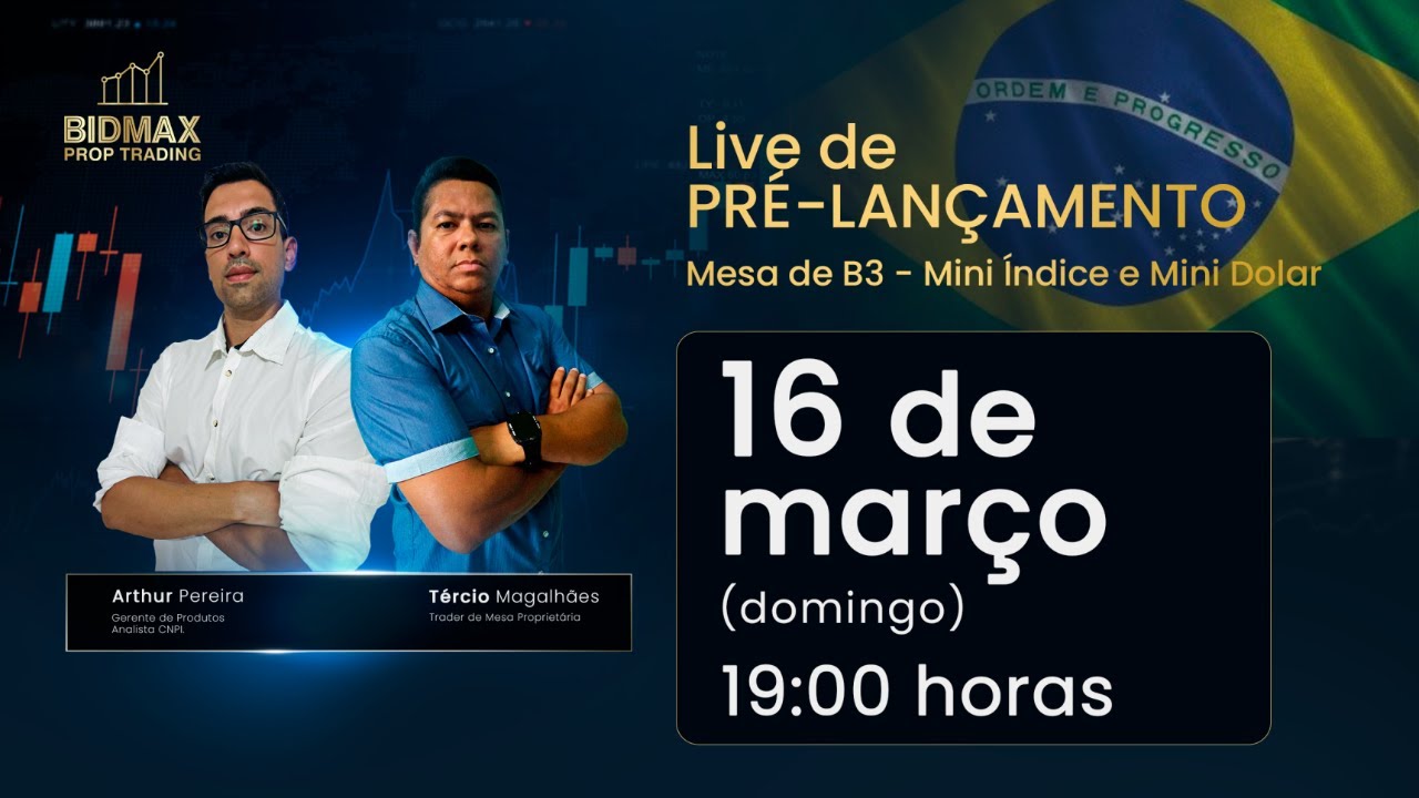 LIVE DE PRÉ LANÇAMENTO DA MESA PROPRIETÁRIA BIDMAX BRASIL - YouTube