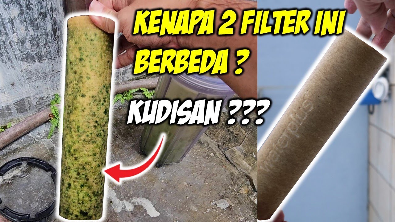 Akibat menggunakan rumah filter air transparan di luar ruangan - YouTube