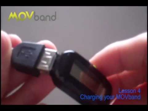 MOVband - Lesson 4 - Charging your MOVband - YouTube