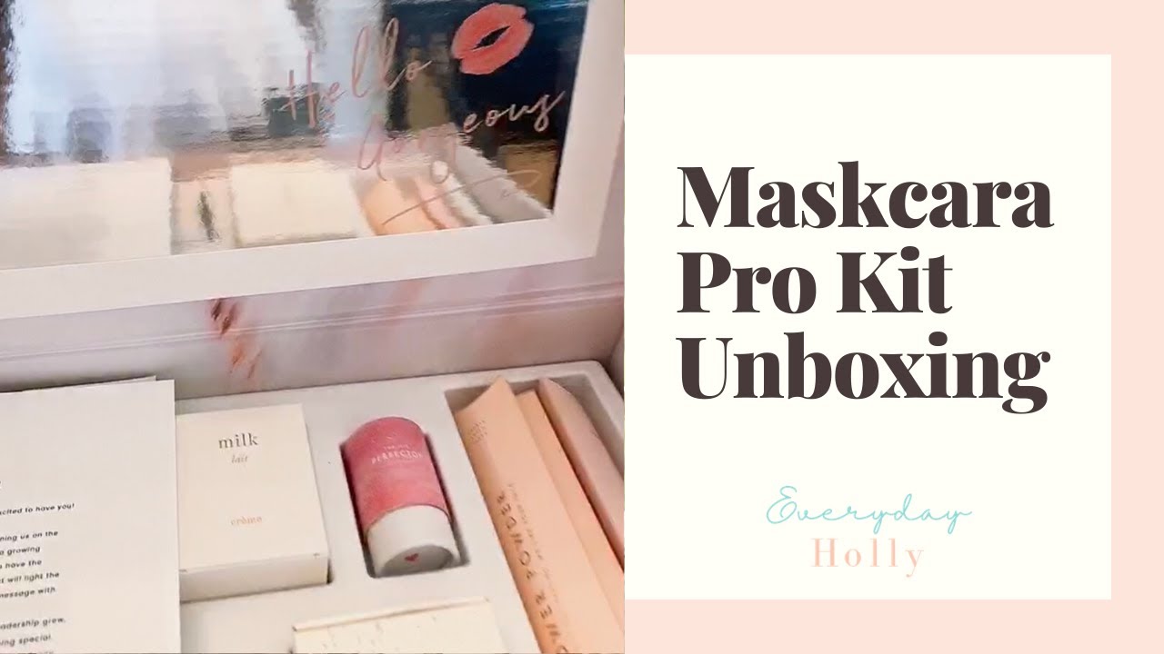 Maskcara Pro Kit Unboxing - YouTube
