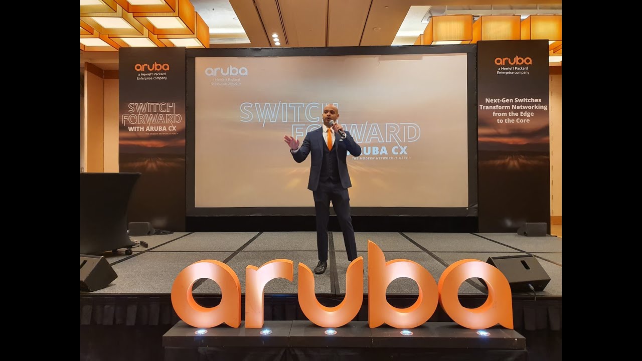 [EMCEE] SHAUN STEPHEN - ARUBA CX SWITCH SERIES LAUNCH @ SINGAPORE - YouTube