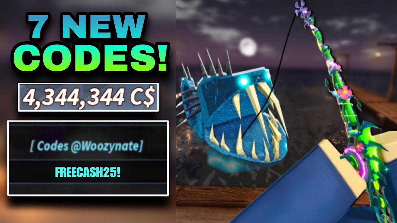 *NEW CODES* ALL WORKING CODES FOR FISCH 2025 - ROBLOX FISCH CODES 2025 ...