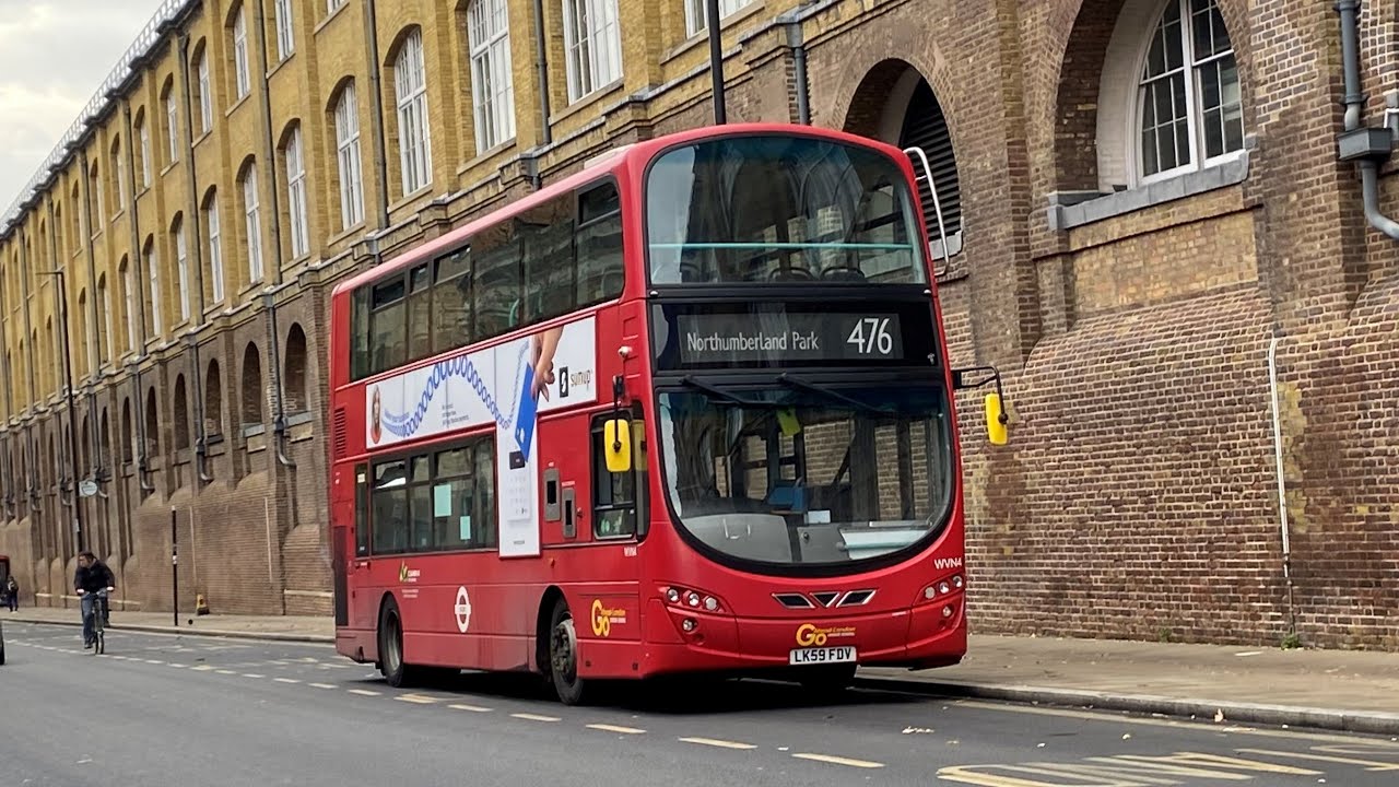 *Fast* Go-Ahead London Route 476 | Wrightbus Gemini 2 Volvo B9TL (WVN4 ...
