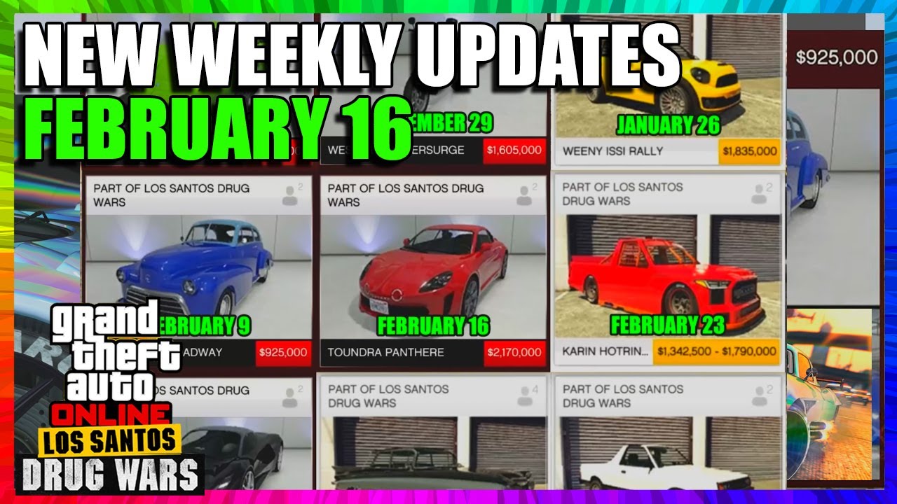 NEW Weekly Updates Countdown February 16 | GTA 5 ONLINE - YouTube