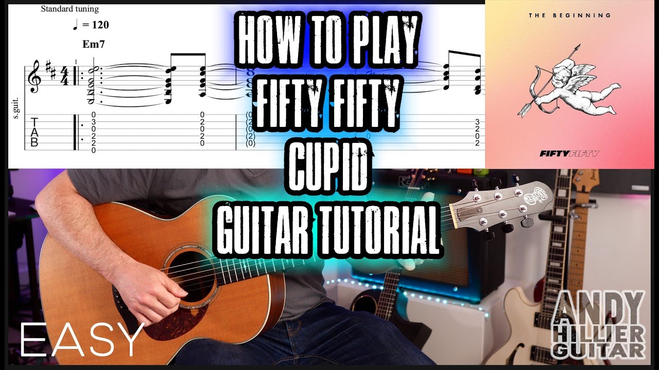 FIFTY FIFTY Cupid Guitar Tutorial Lesson - YouTube