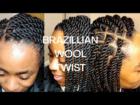 TWIST WITH BRAZILLIAN WOOL - YouTube