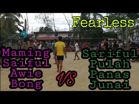TOP 21 - Volleyball Maming full Team vs Sariful Team.. 4 vs 4.. Sembulan court