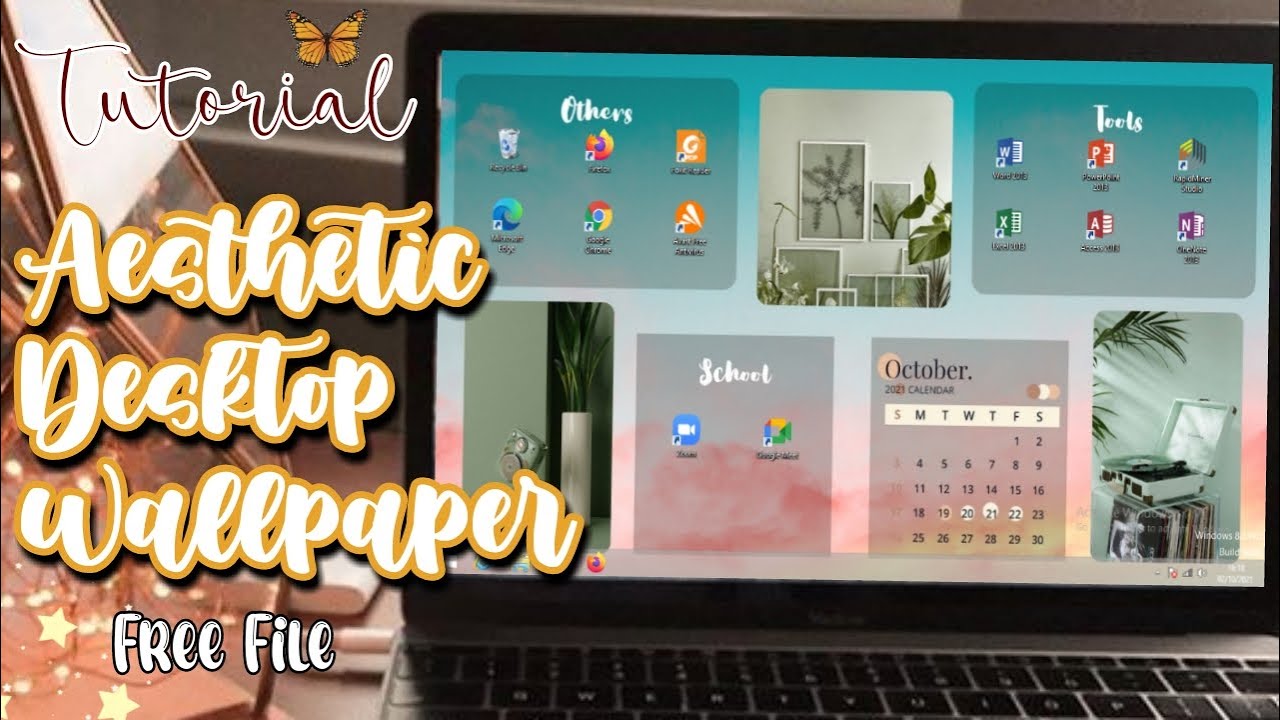 Cara Ubah Tampilan Desktop Laptop Menjadi Aesthetic | How To Make an ...