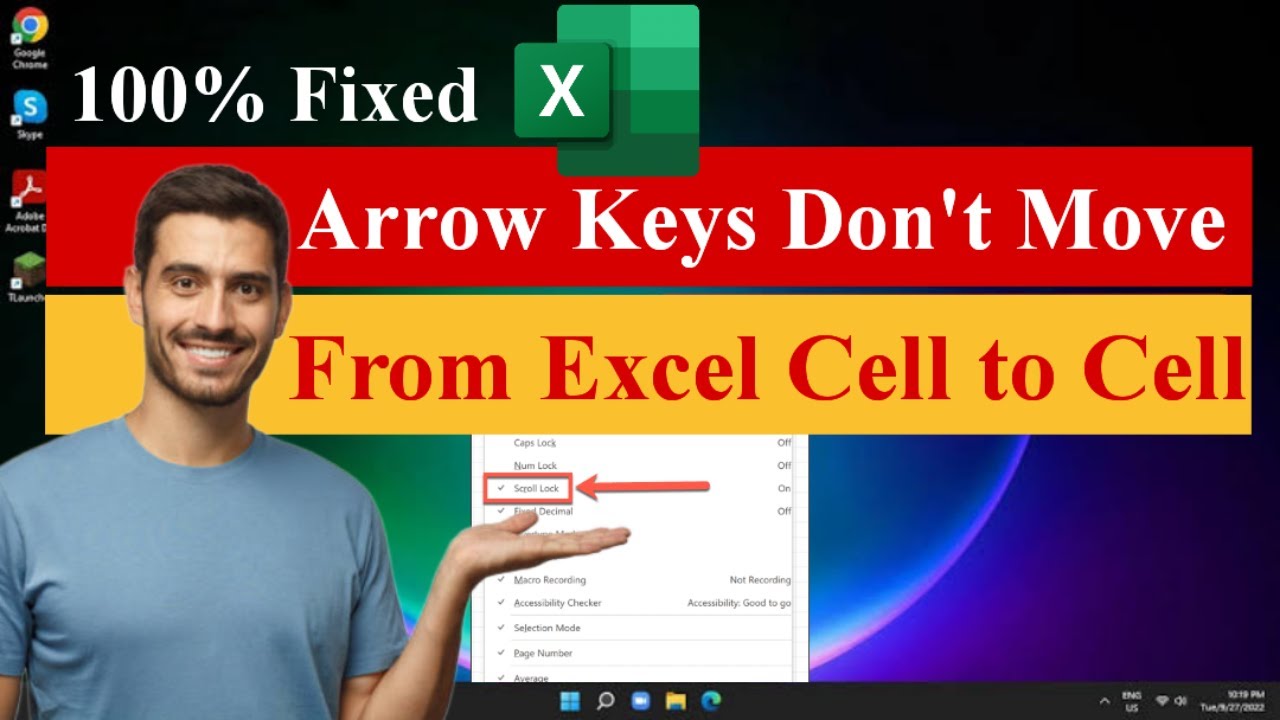 Arrow Keys Don t Move From Excel Cell To Cell In Microsoft Excel Arrow Keys Don t Move From Excel Cell To Cell In Microsoft Excel