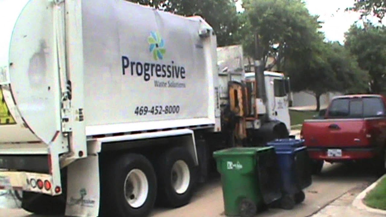 Progressive Waste Solutions: Mack MR Labrie Automizer ASL - YouTube