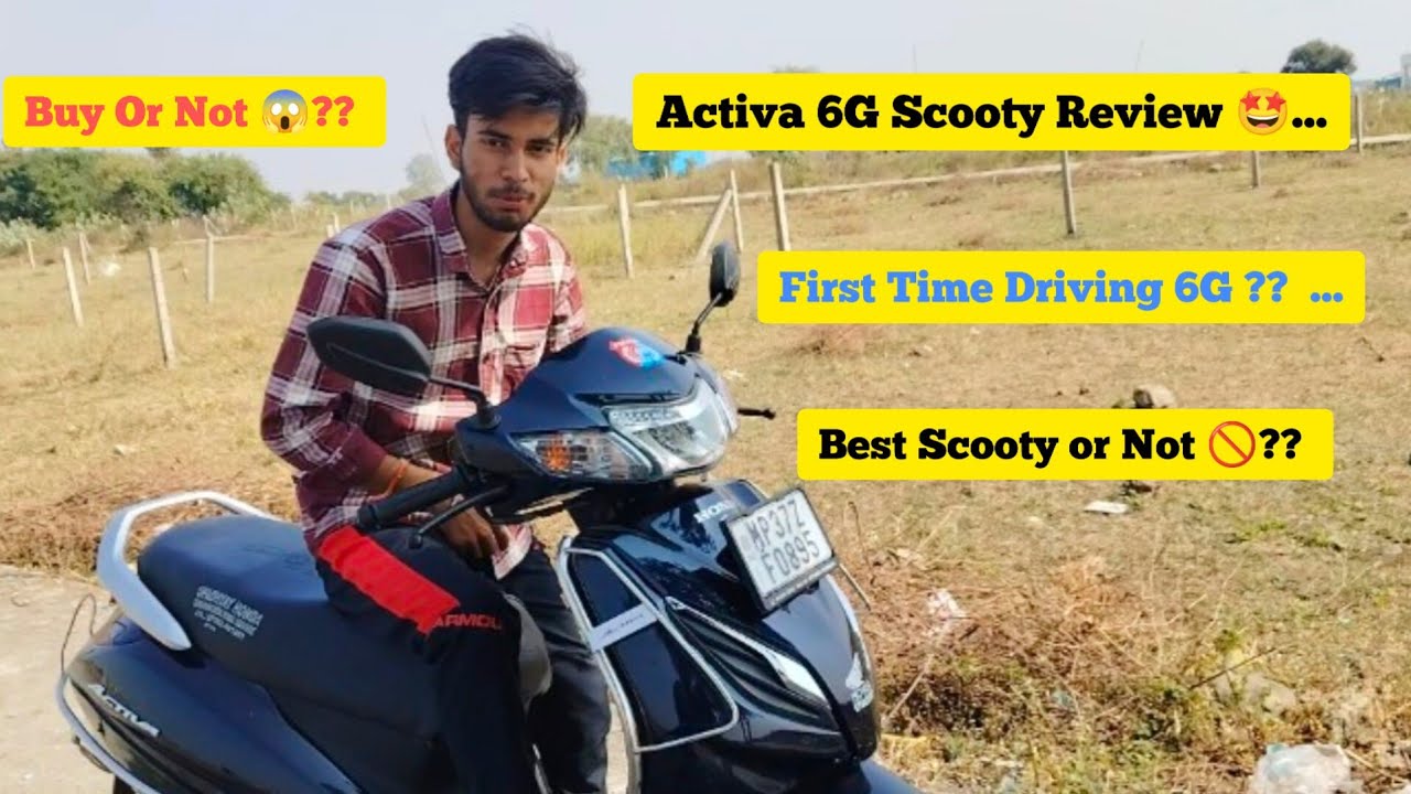 Driving Honda Activa 6G Scooty First Time 😍।Vivek Chauhan Vlogs - YouTube