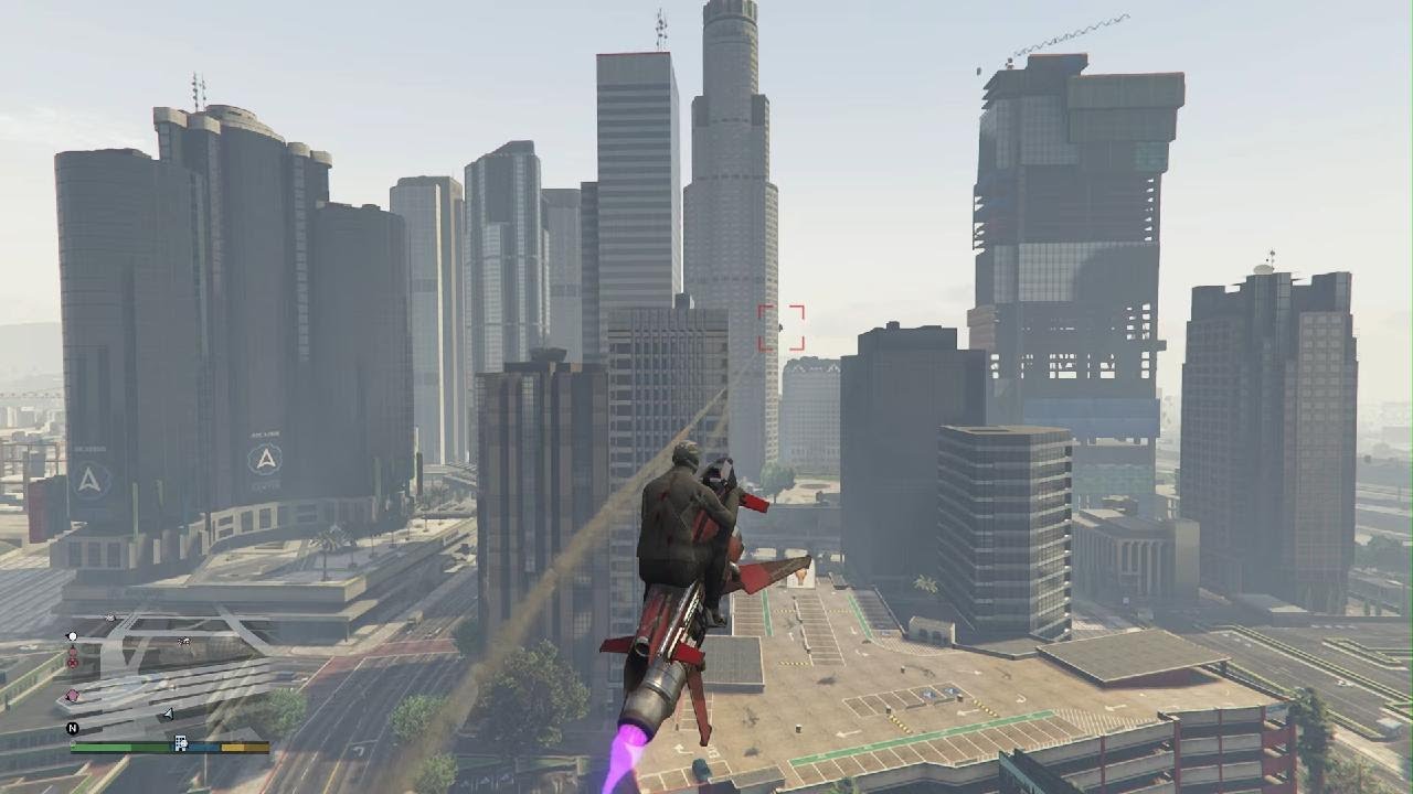 Grand Theft Auto V DEE BADCO clearing the skies - YouTube