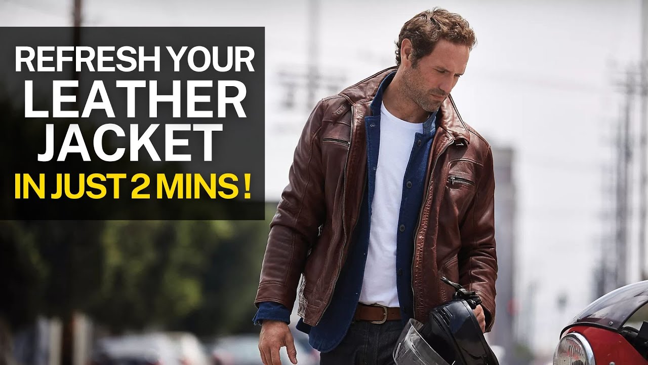 Refresh Your Leather Jacket in Just 2 Minutes - YouTube