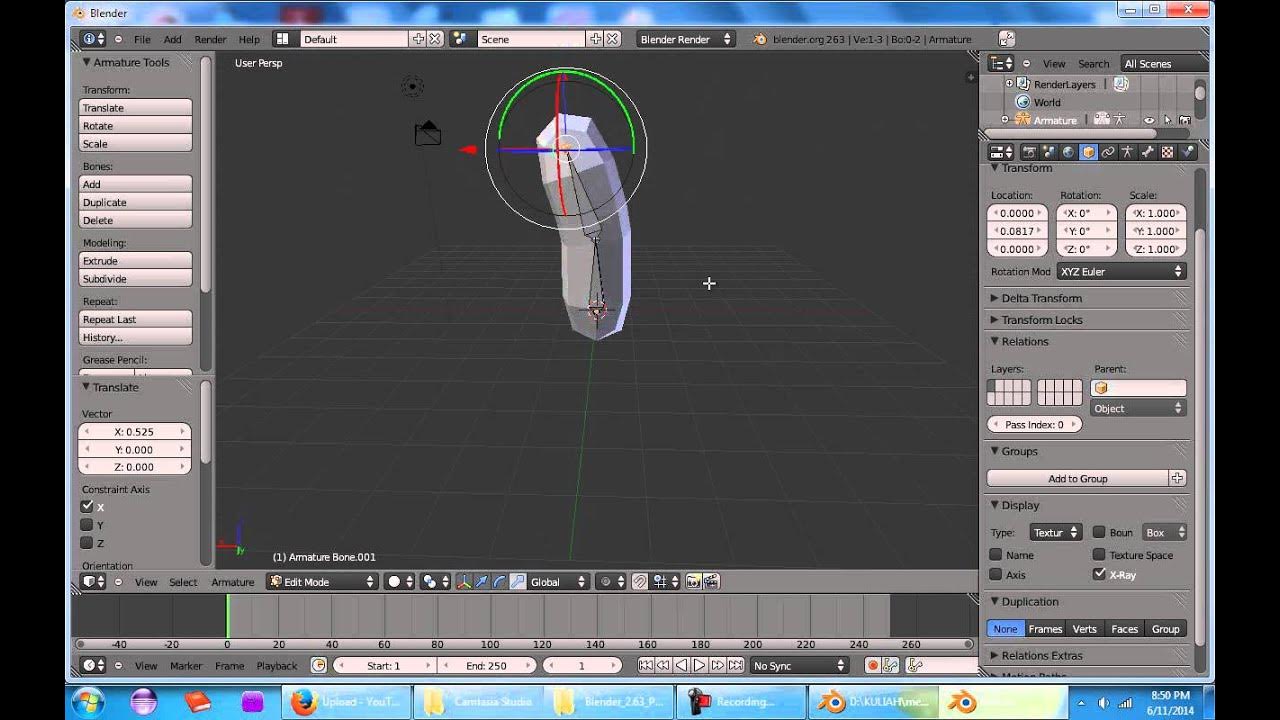 (Mercubuana) Blender Tutorial - Menggerakan objek - YouTube