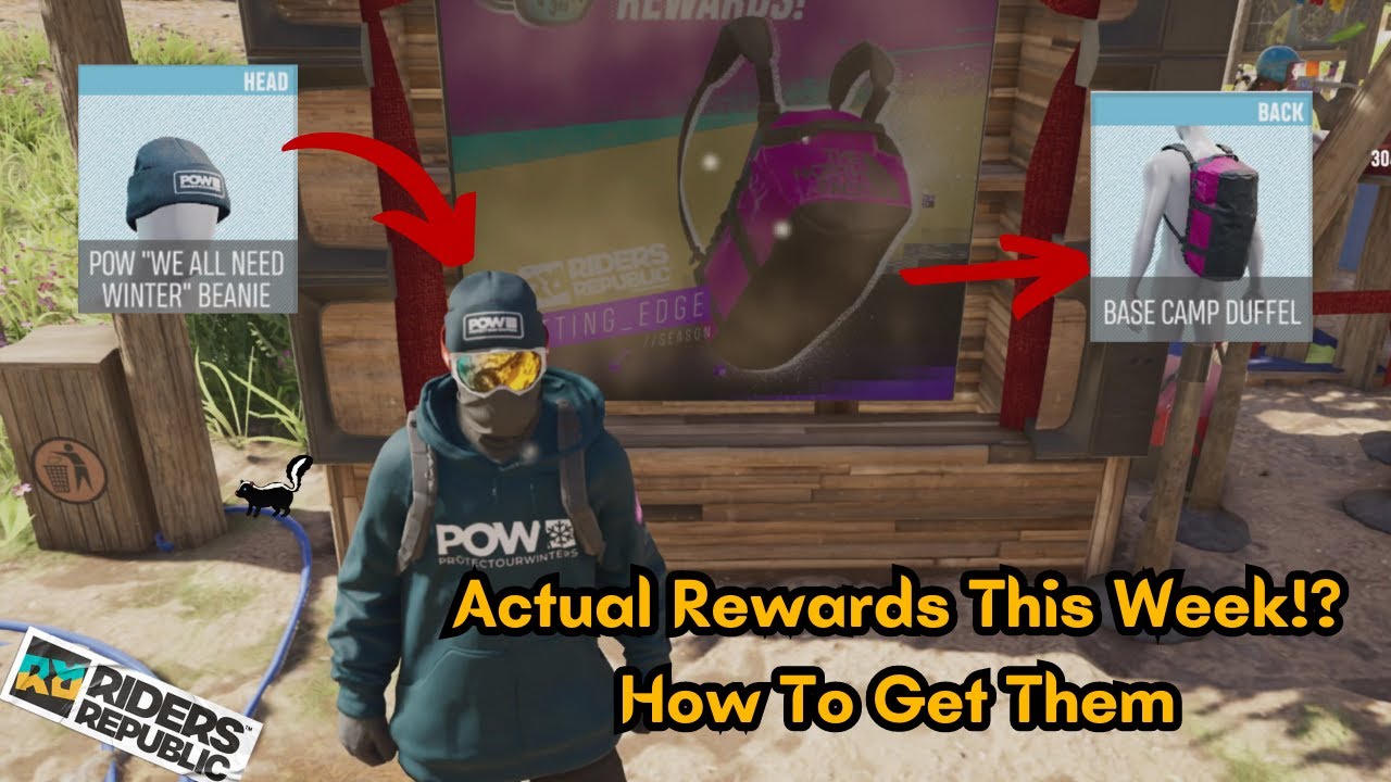 How To Get POW Beanie And Complete All Weekly Challenges! Riders ...