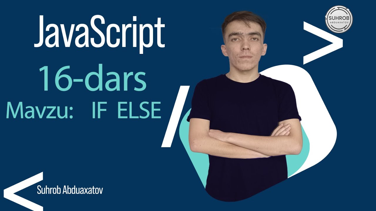 Javascript Javascript Darslari Suhrob Abduaxatov Youtube