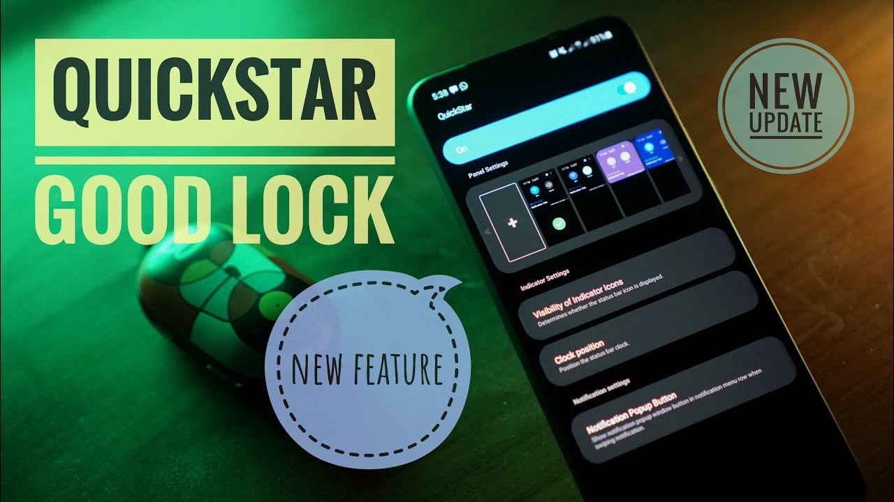 QuickStar | Good Lock| New Update| New Features - YouTube