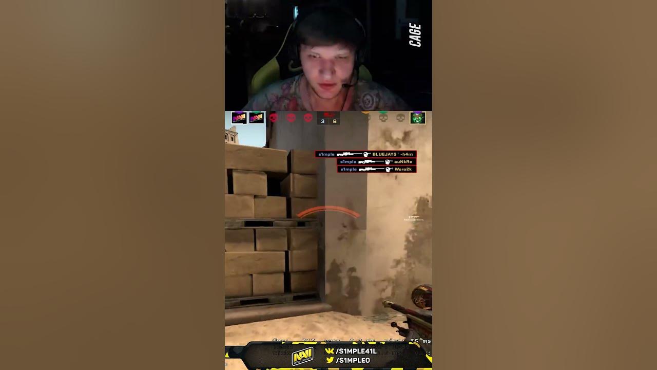 s1mple in CS:GO was something else! 🤯 #s1mple #csgo #twitchclips - YouTube