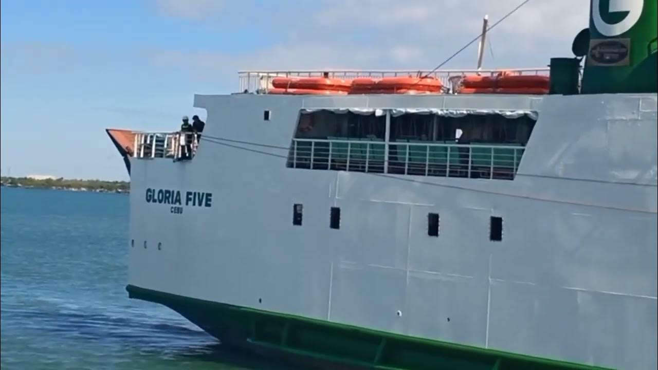 Mv GLORIA FIVE, bago na pala color ng barko nila ngayon ah, dati ORANGE sila - YouTube