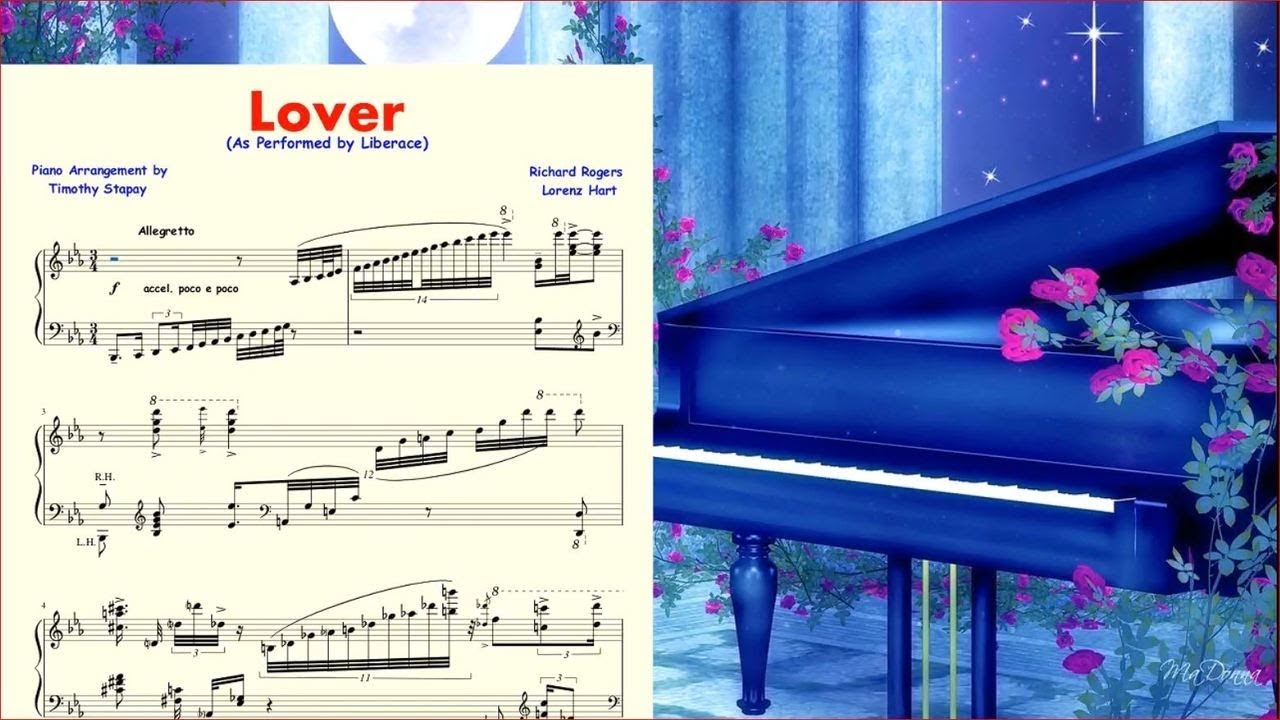 "Lover" - (Liberace) Piano Solo Transcription - YouTube