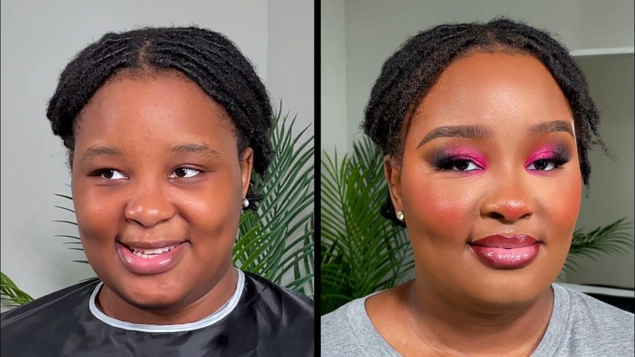 Beautiful Makeup Transformation On My Client Step By Step Youtube