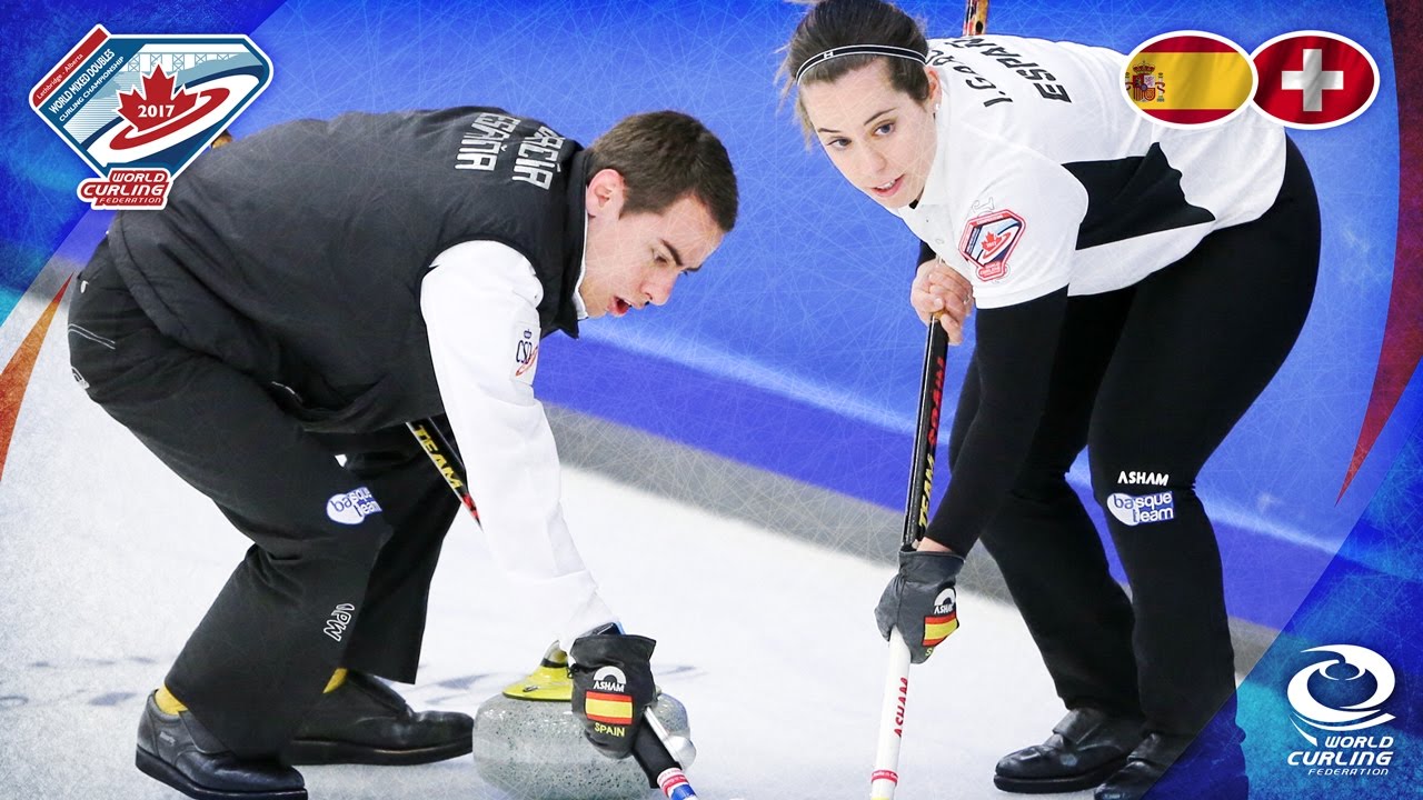 Spain v Switzerland - Round-robin - World Mixed Doubles Curling ...