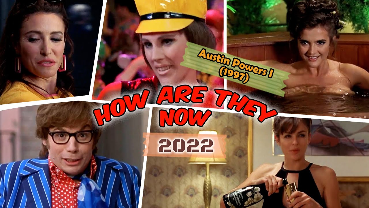 Austin Powers I (1997) ★CASTS★ & 🎬Movie Clips🎬 Then and Now in 2022 ...