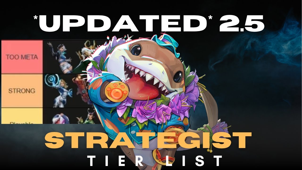 *NEW* Season 2.5 Strategist Tier List (Top 500) - YouTube