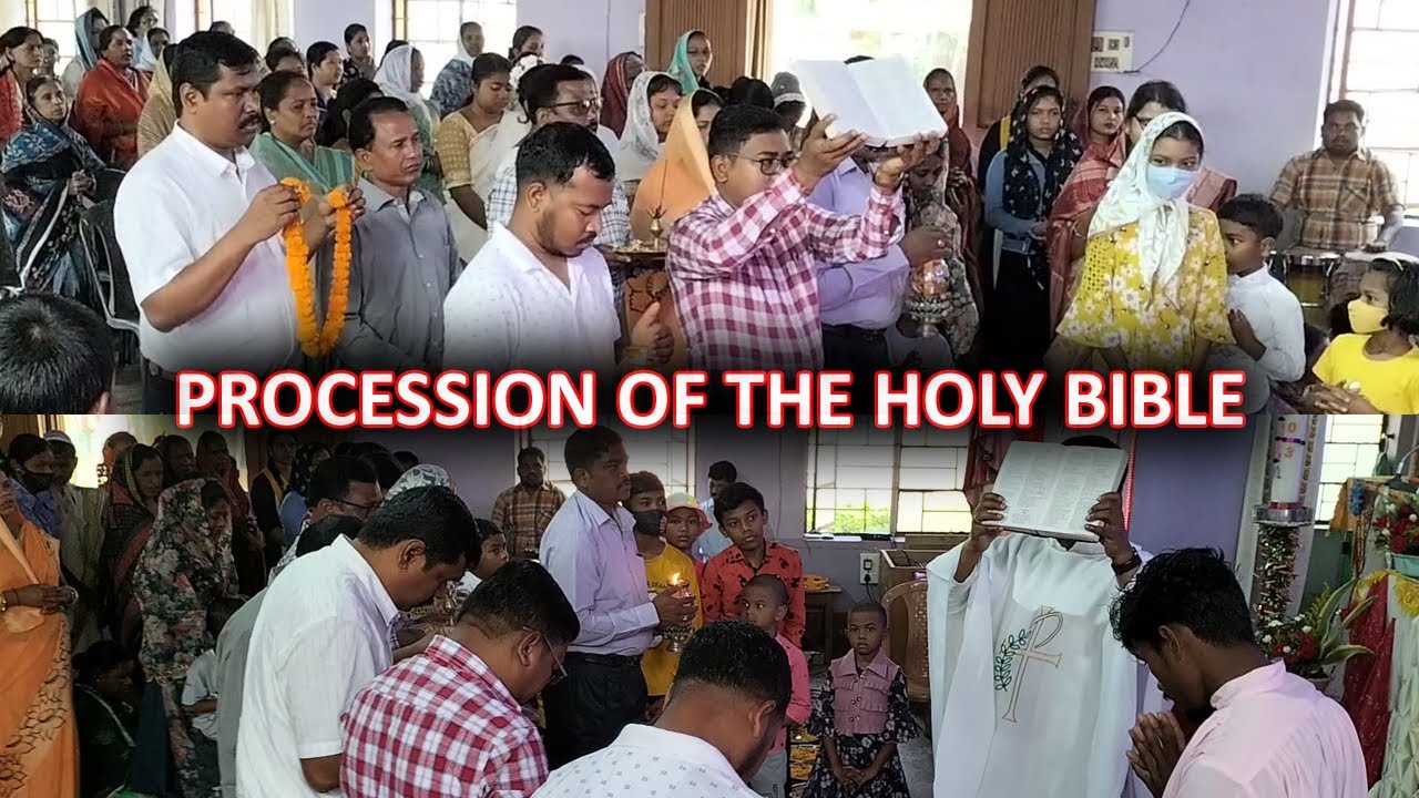 Pavitra Bible ker Procession / Procession of Holy Bible - YouTube