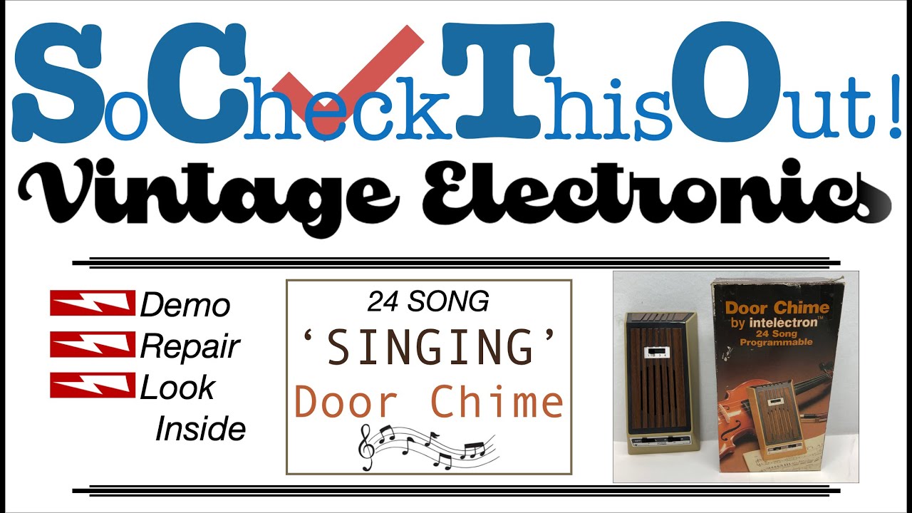 So Check This Out... 'Singing' vintage Intelectron 24 song programmable ...
