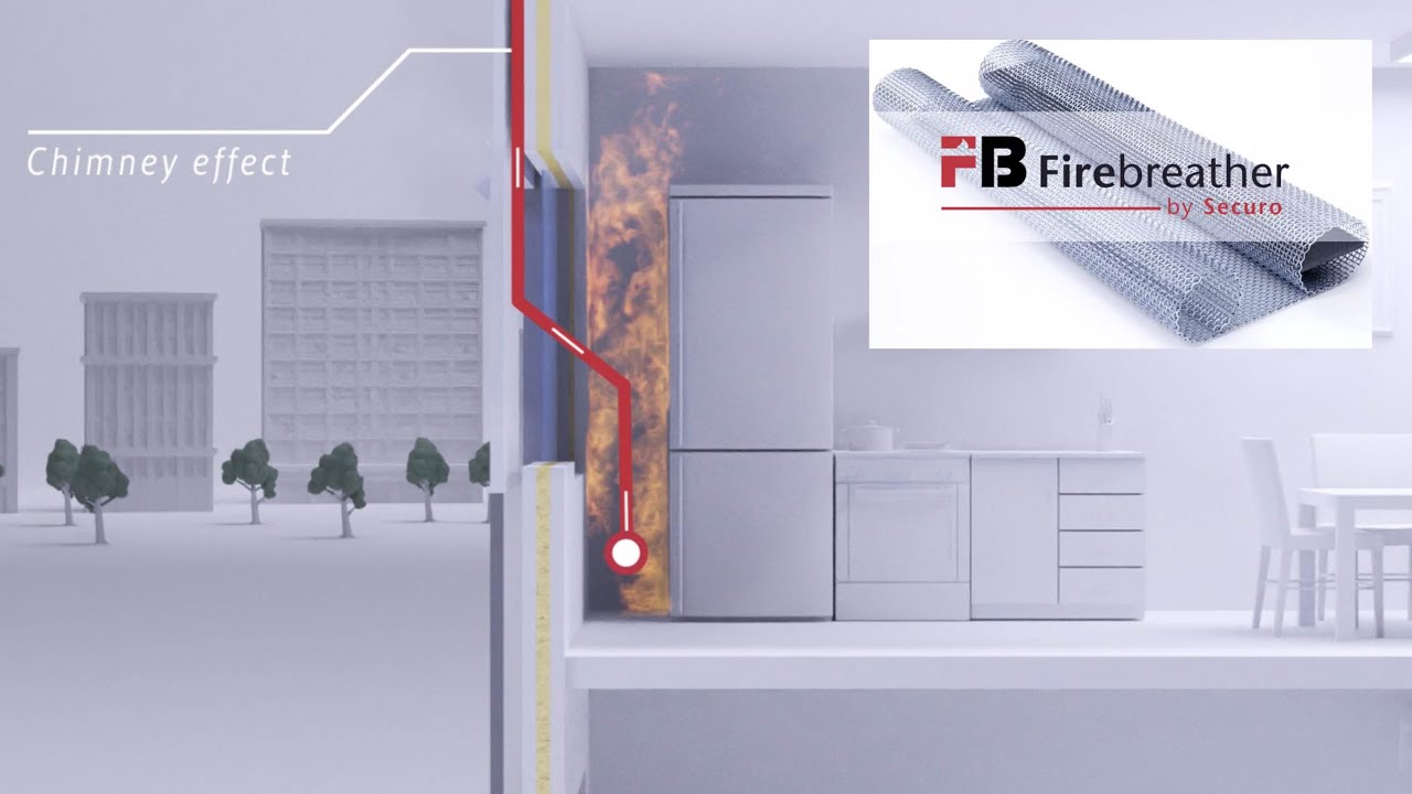 Fire Safety of Facades - Firebreather by Securo - YouTube