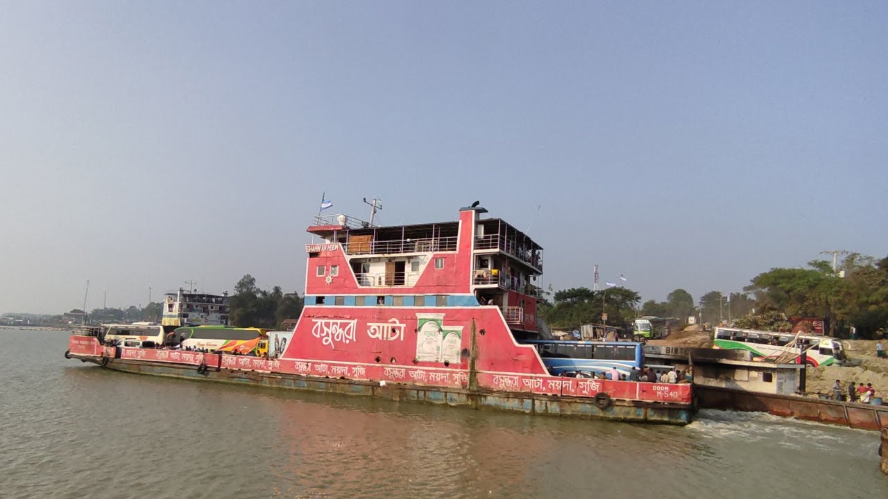 Bangladesh Biggest Ferry Ghat Paturia | Ferry Services | Bangladesh ...