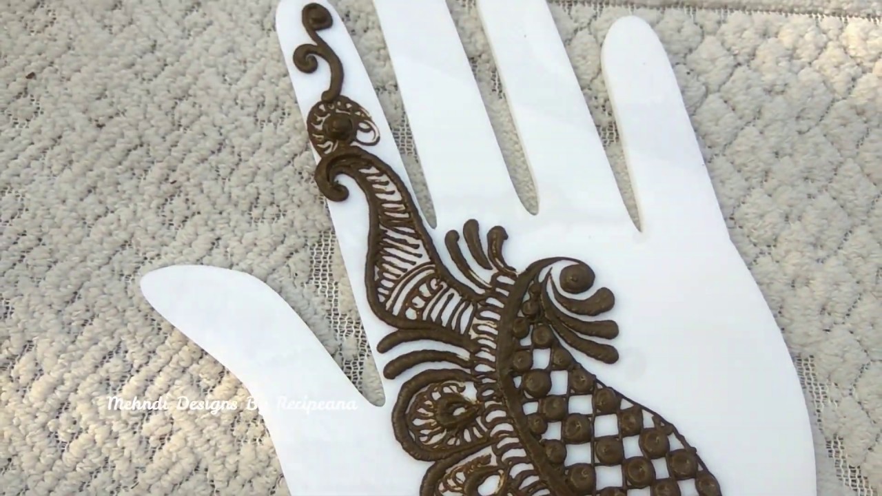 Best Bridal Mehndi Design - Latest Unique Heena Design - YouTube
