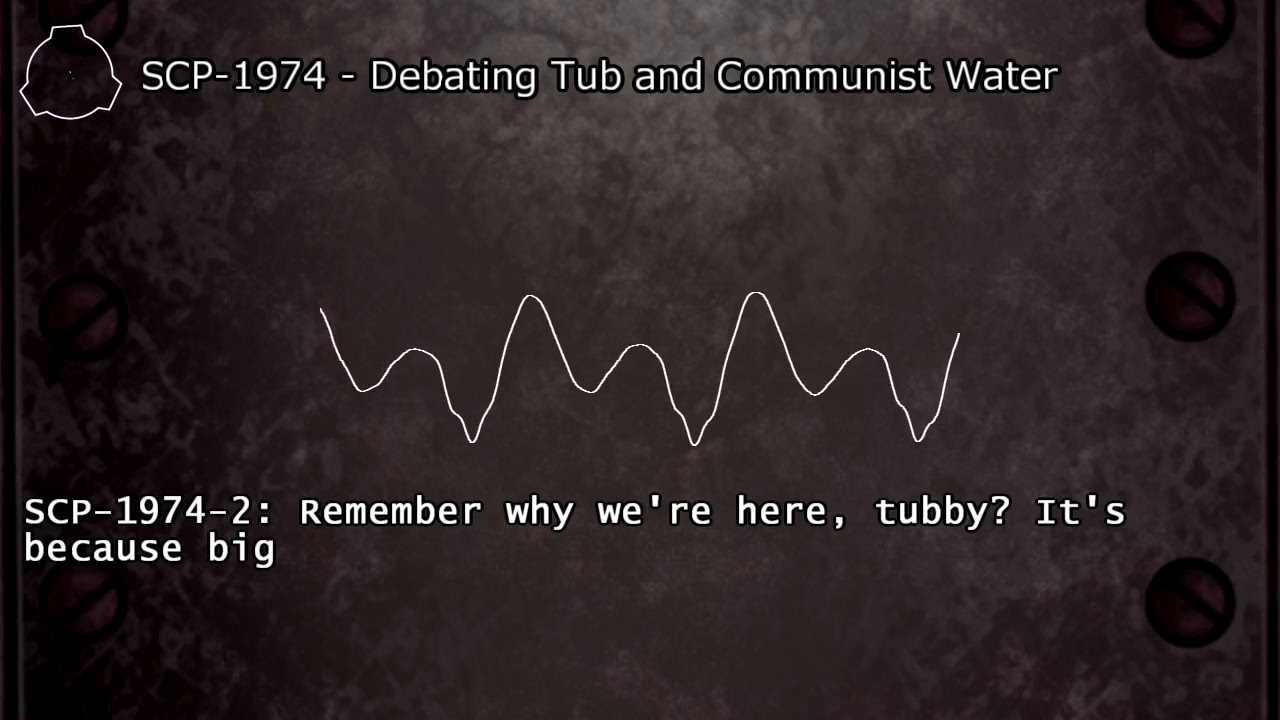 SCP-1974 - Debating Tub and Communist Water - YouTube