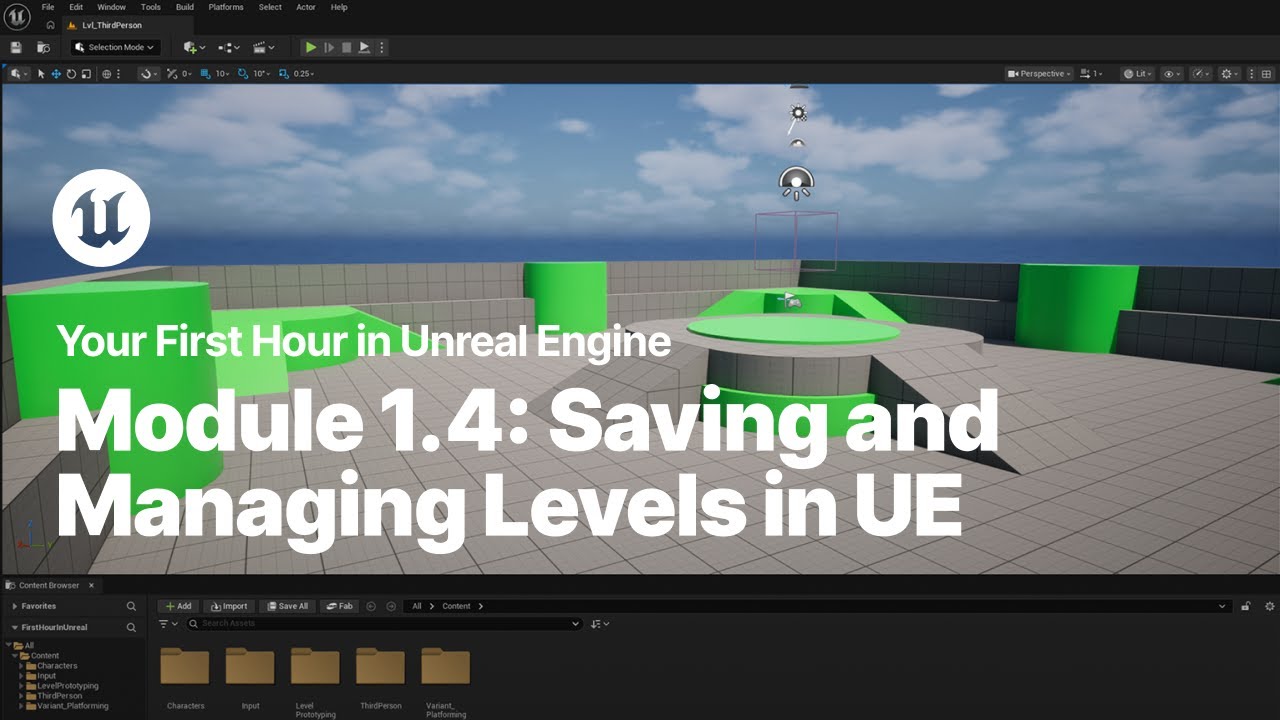 Saving and Managing Levels in Unreal Engine - YouTube