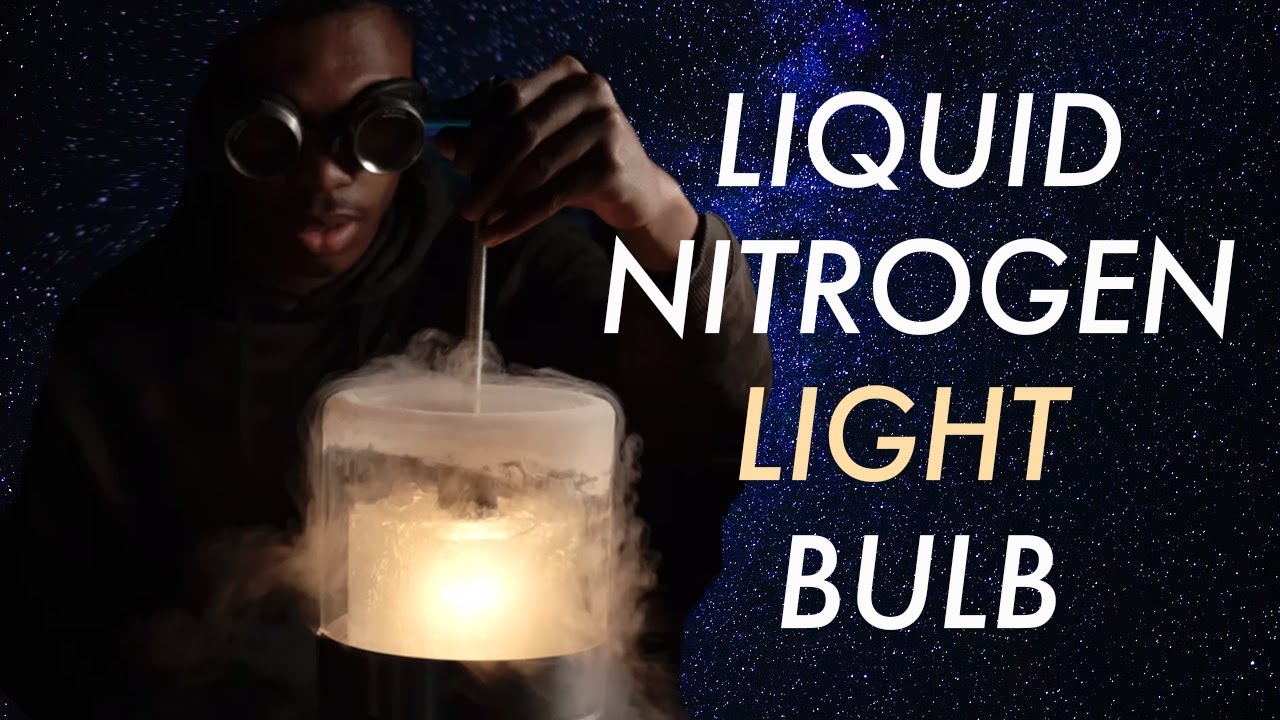Liquid Nitrogen Light Bulb // Midnight (Science) Snack - YouTube