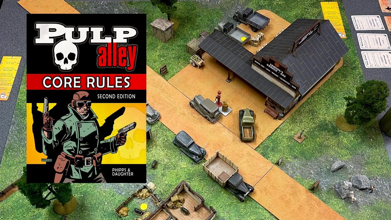 PULP ALLEY Skirmish Game, Agents vs Smugglers - YouTube