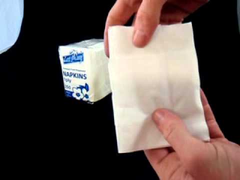 Napkin Dispenser and Napkins - YouTube