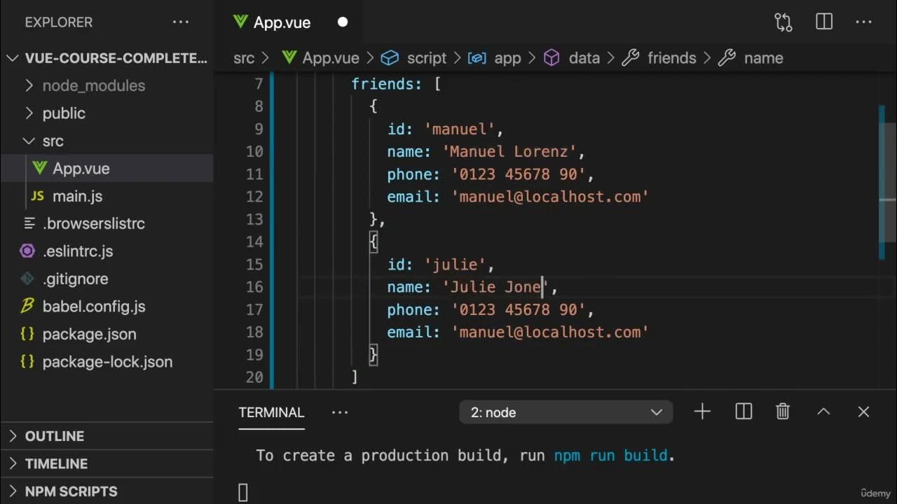 075 Creating A Basic Vue App - YouTube