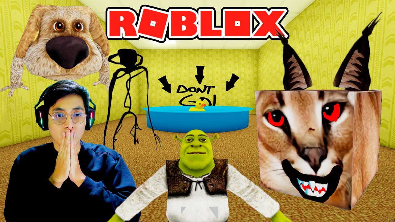 LOS BACKROOMS DE FLOPPA, TALKING BEN, SHREK y RAYO MCQUEEN | JehxTp ...