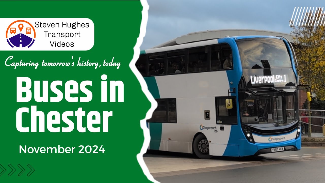 Buses in Chester | Bus Spotting | November 2024 - YouTube