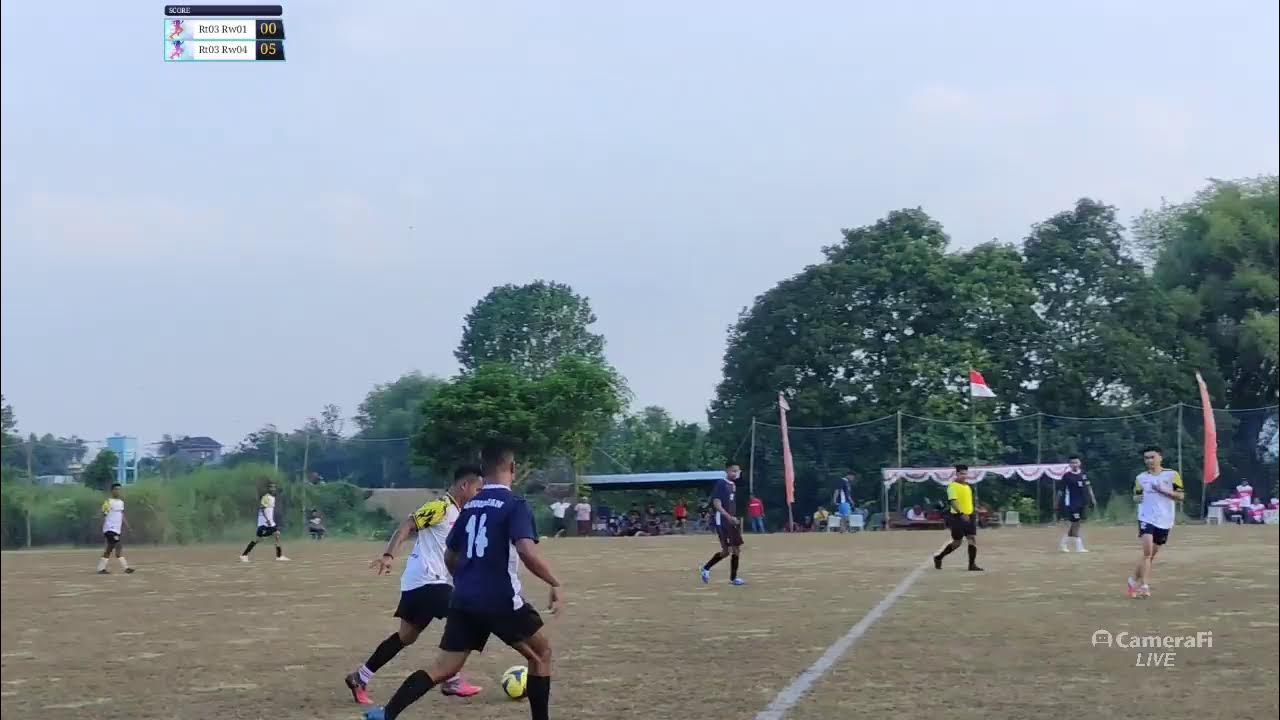 Turnamen sepak bola antar RT desa selogabus. Rt 03 Rw 01 VS Rt 03 Rw 04 - YouTube