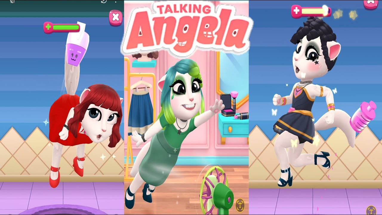 My talking angela & 3 friends - YouTube