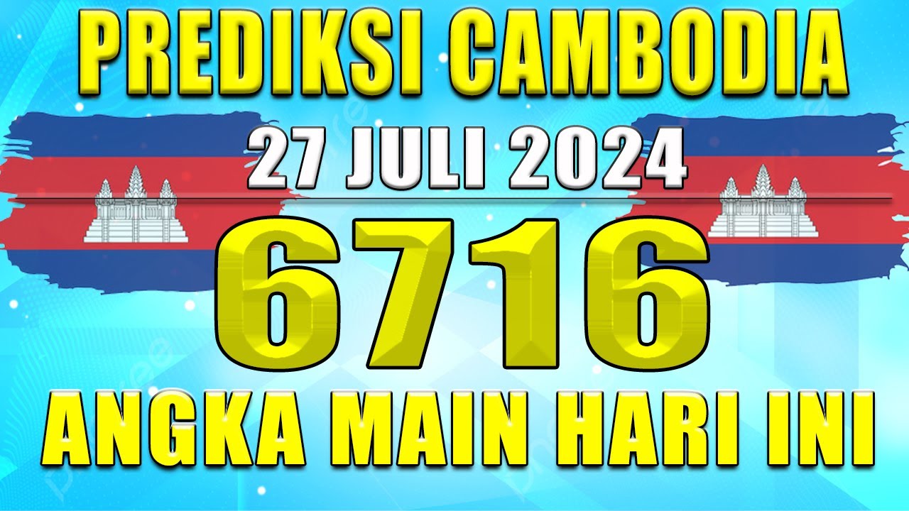 ANGKA JITU CAMBODIA HARI INI 27 JULI 2024 | RUMUS CAMBODIA | PAITO ...