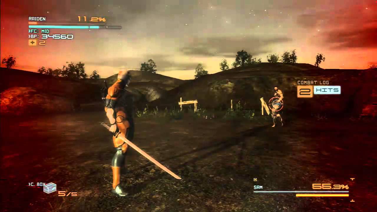 Metal Gear Rising: Revengeance Jetstream Sam Boss (HARD) HD Gray Fox ...
